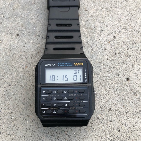 Casio | Accessories | Vintage Casio Calculator Watch 328 Wr | Poshmark